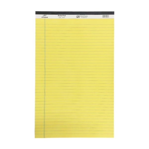 Scholar Writing Pad Yellow - Bookstore and Supplies Outlet - SVGTCCU